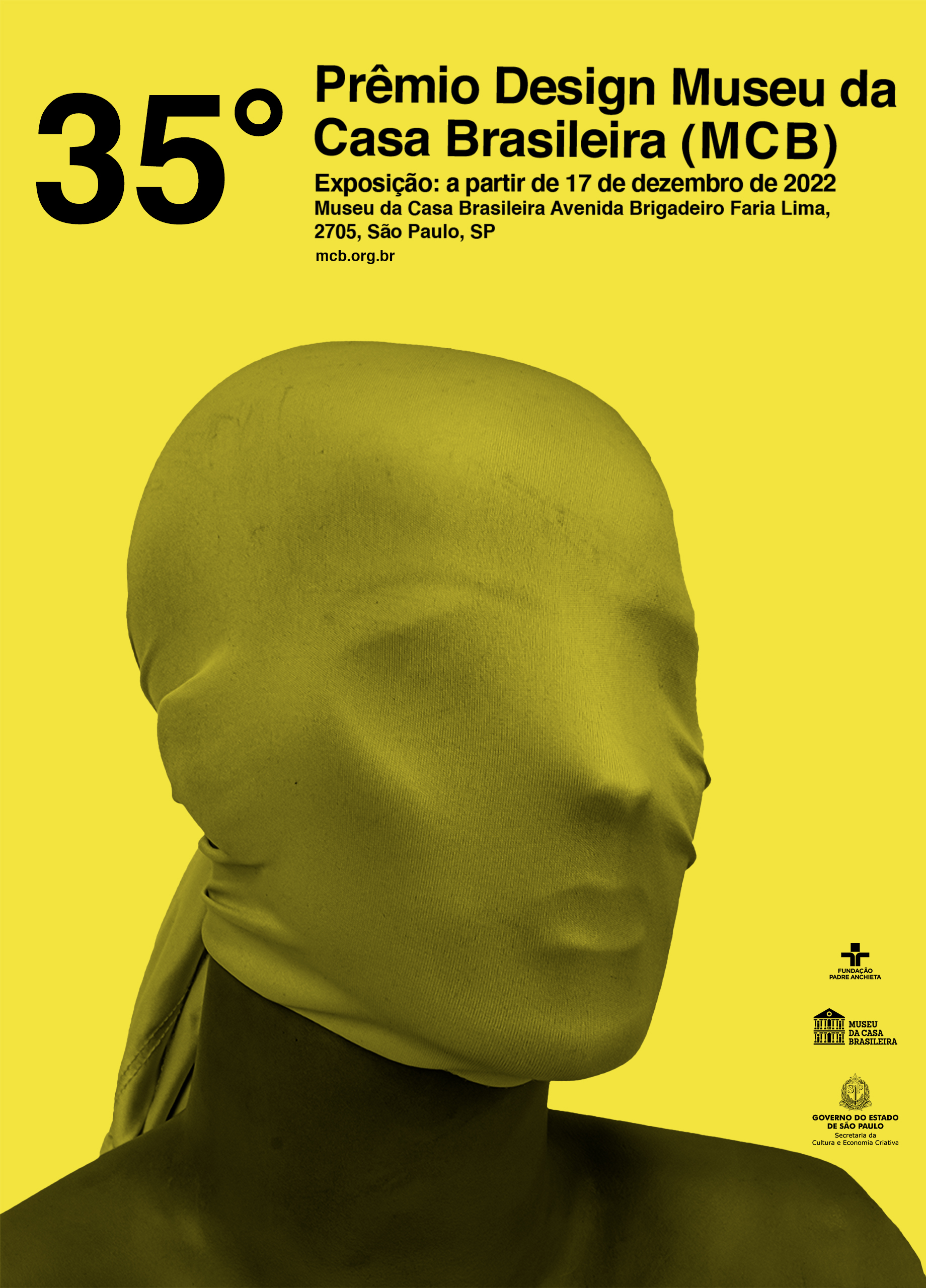 Cartaz 35º Prêmio Design MCB - Design ESPM - São Paulo
